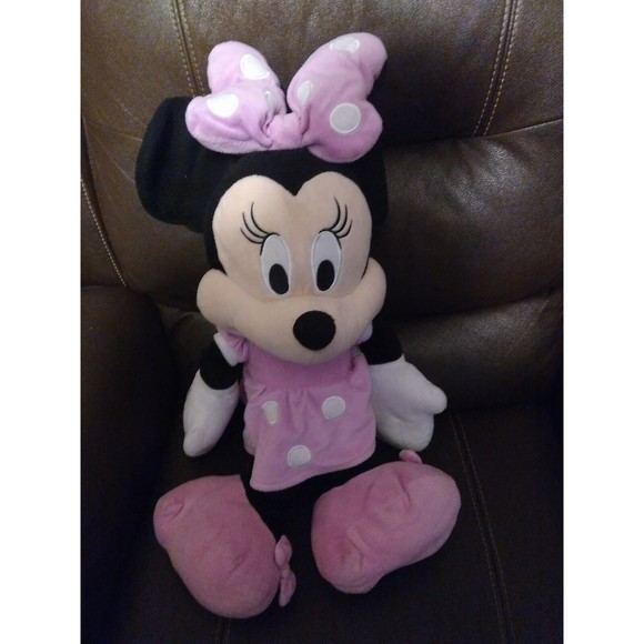 Disney | Toys | Disney Just Play Junior Mickey Mouse Giant Plush Minnie ...